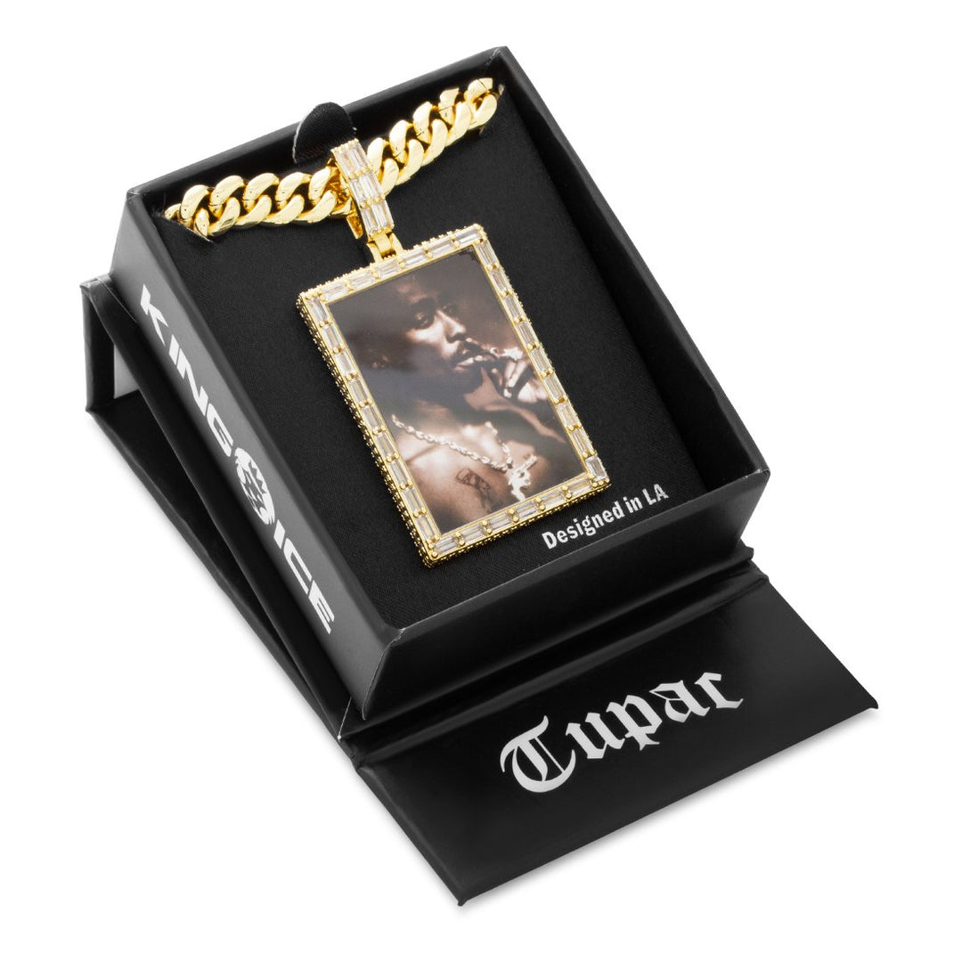 King Ice 14K Gold The 2Pac x King Ice - Smoke Weed Everyday Necklace ...